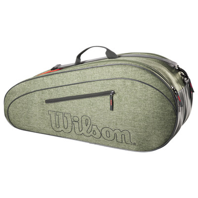 Torba Wilson Team 6 Pack Heather Green Green | SQUASH \ Bags \ Wilson ...