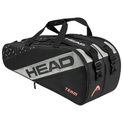 Head Team Racquet Bag L Black / Ceramic Black || Gray | SQUASH \ Bags ...