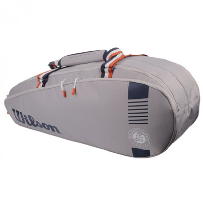 Torba Wilson Roland Garros Team 6 Pack Grey 6 rackets | SQUASH \ Bags ...