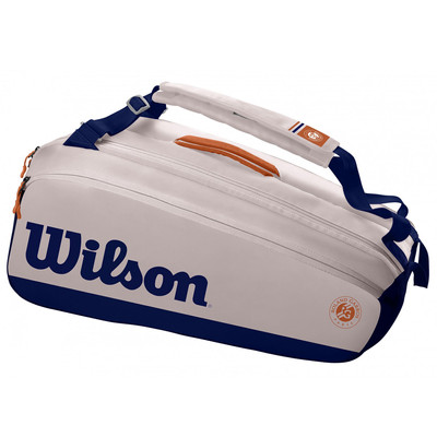 Thermobag Wilson Roland Garros Premium 9R Oyster / Navy | SQUASH \ Bags ...