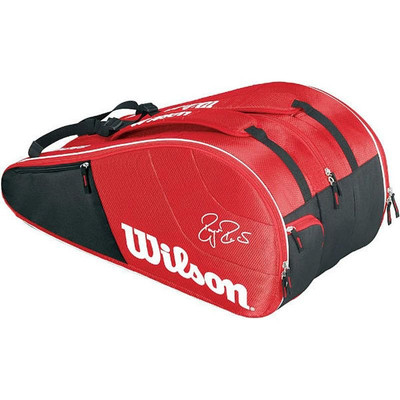Wilson Federer Team 12PK Bag | SQUASH \ Bags \ Wilson BADMINTON \ Bags ...