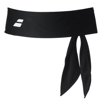 Bandana Babolat Tie Headband Black Black | SQUASH \ Accessories ...