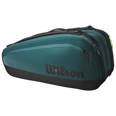 Wilson Blade v9 Super Tour 9 Pack Green | SQUASH \ Bags \ Wilson ...