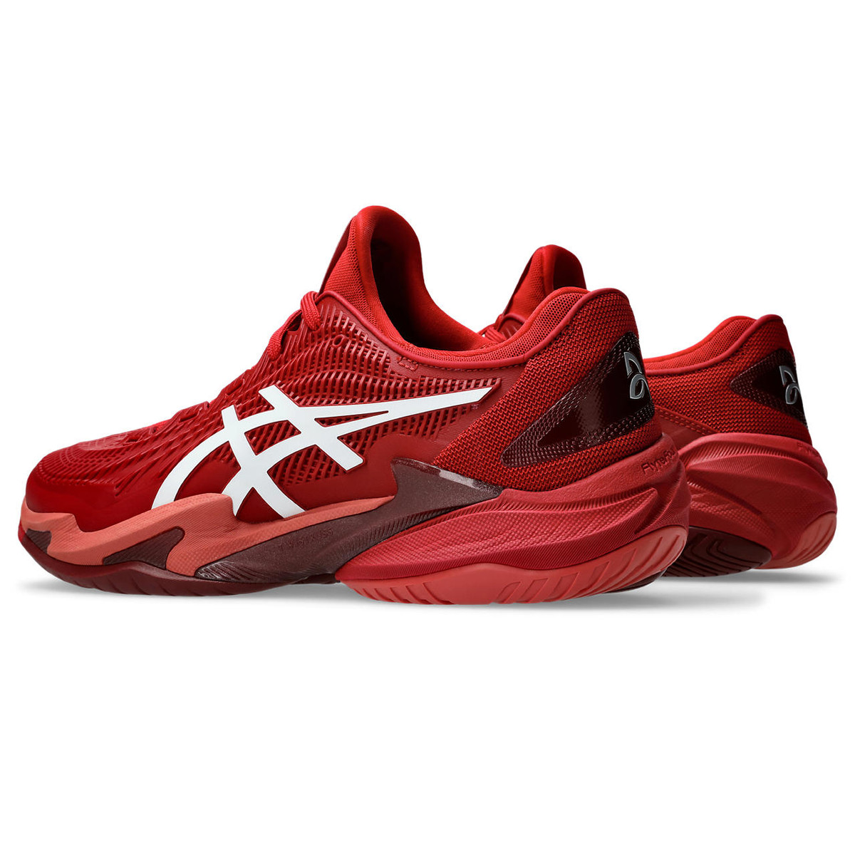 Asics COURT FF 3 NOVAK Cranberry / White Red | TENNIS \ Shoes \ Asics ...