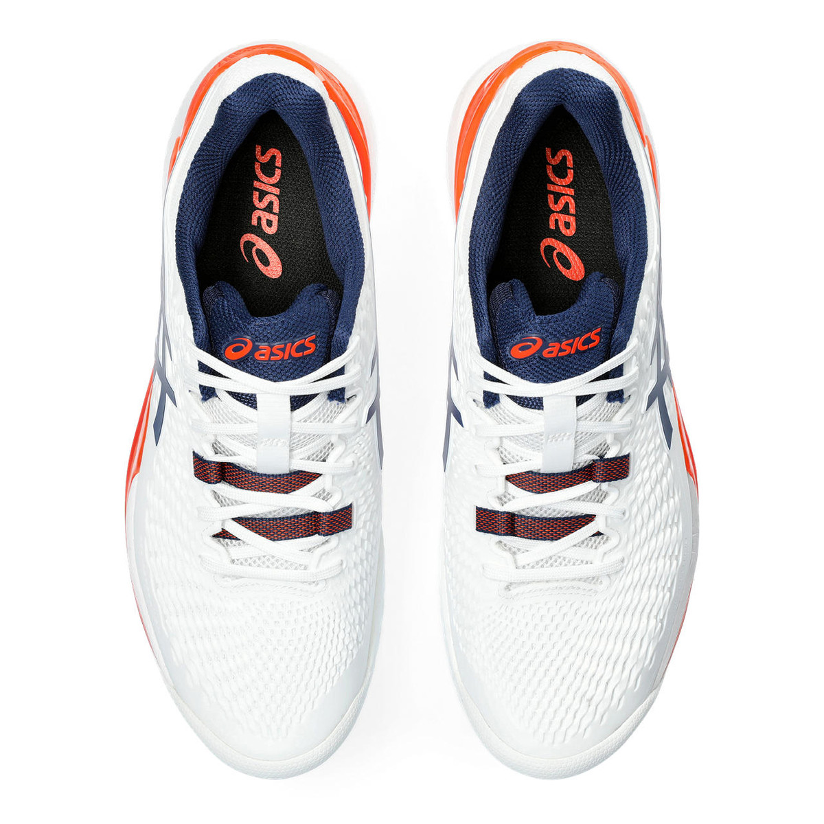 Asics Gel-Resolution 9 White / Blue | TENNIS \ Shoes \ Asics SHOES ...
