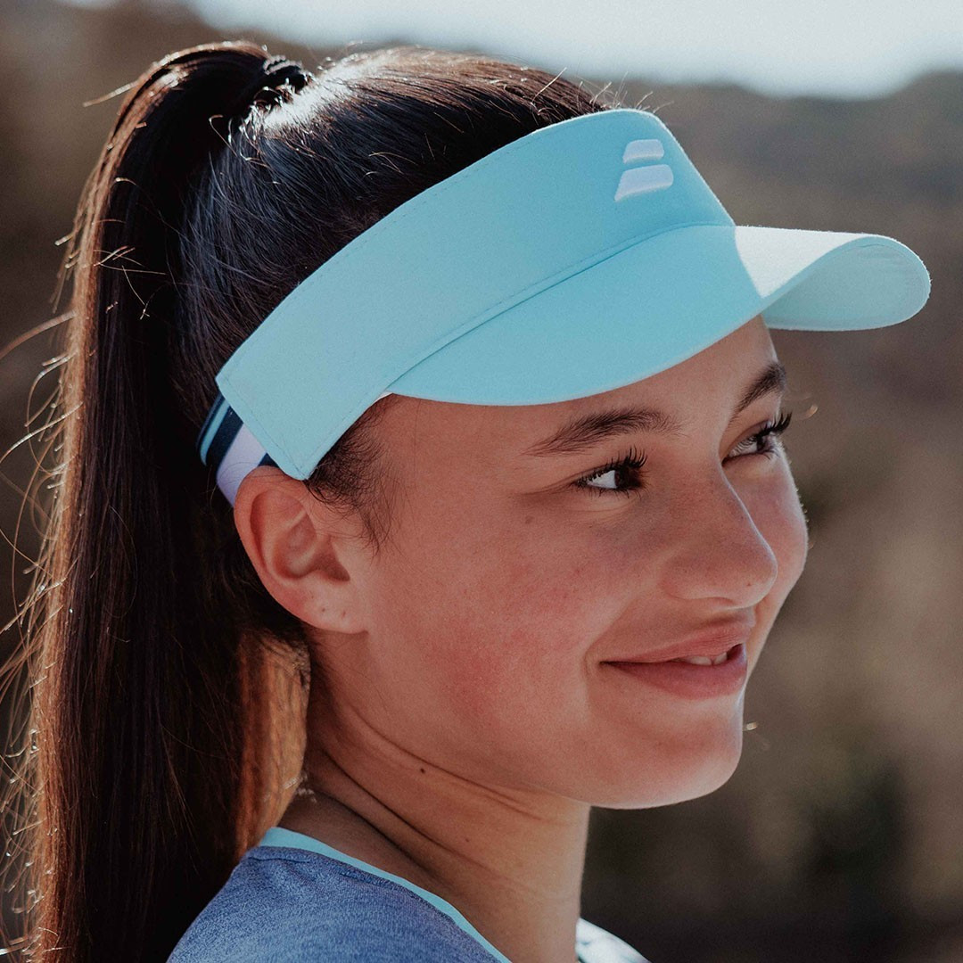 Babolat Elastic Visor Angel Blue / White Blue || White | CLOTHES ...