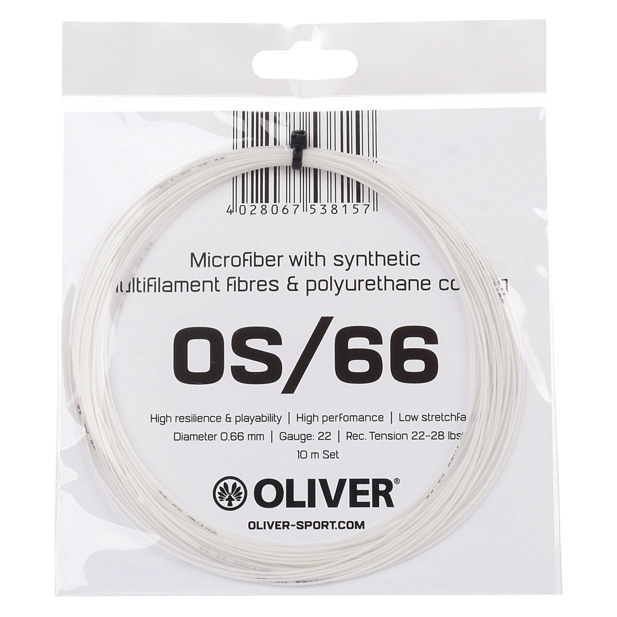 Badminton string Oliver OS/66 White White | BADMINTON \ Strings \ Sets ...