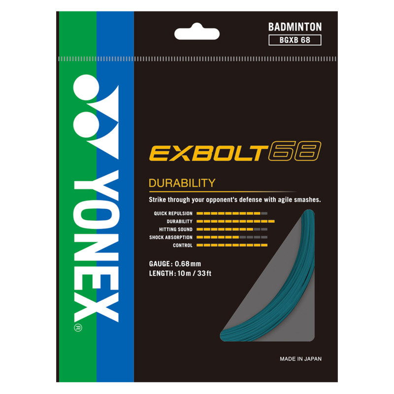 Badminton string Yonex Exbolt 68 Turquoise | BADMINTON \ Strings \ Sets ...