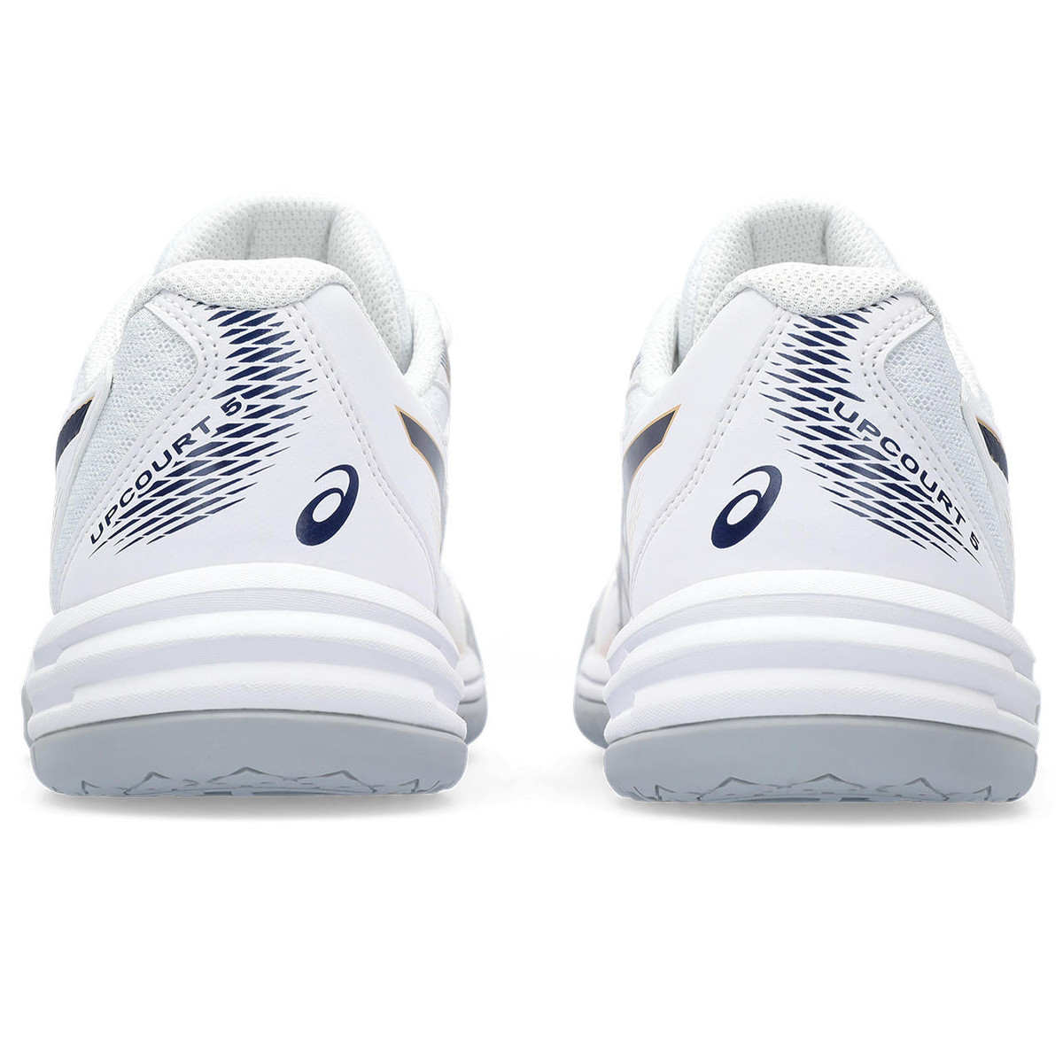 Buty Asics Upcourt 5 Women's White / Peacoat White || Navy | SQUASH \ Shoes \ Asics BADMINTON ...