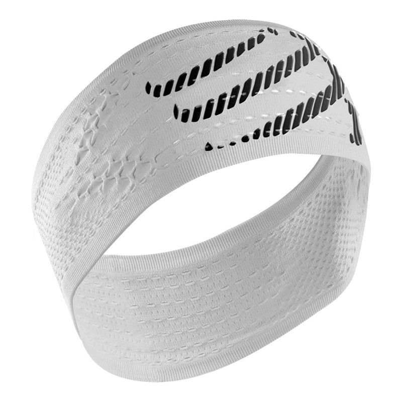 Compressport Racket Headband White | SQUASH \ Accessories \ Wristbands ...