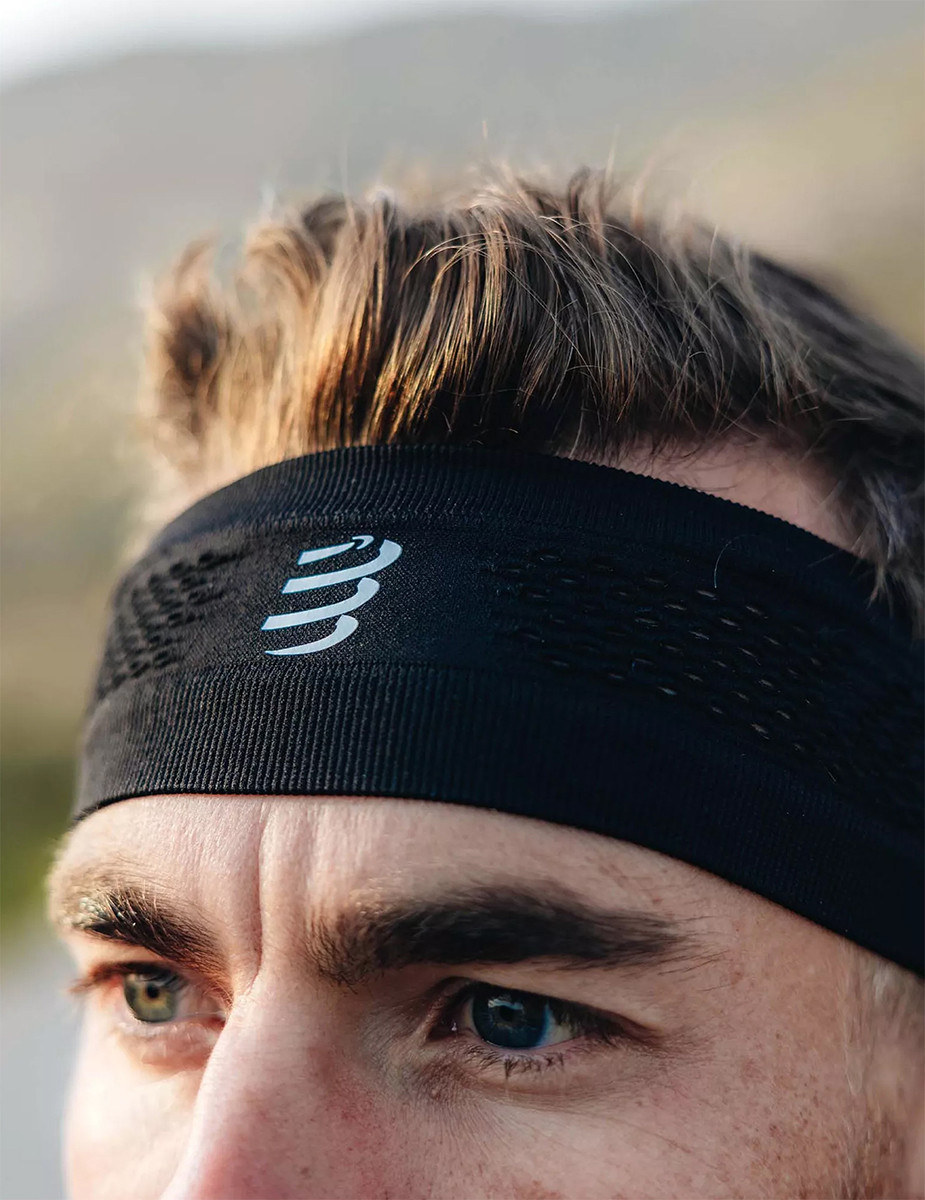 Compressport Thin Headband On/Off Black Black | SQUASH \ Accessories ...