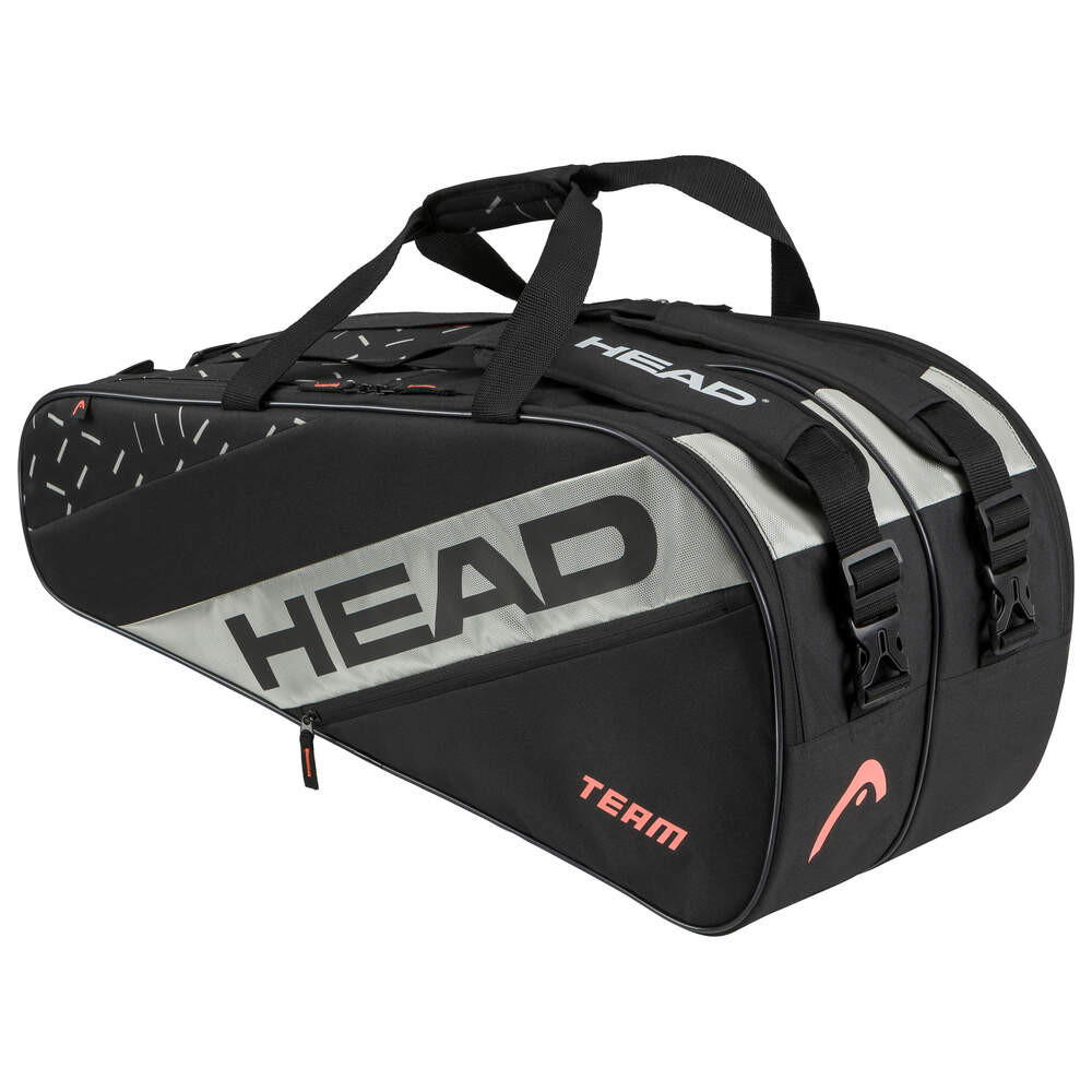 Head Team Racquet Bag L Black / Ceramic Black || Gray | SQUASH \ Bags ...