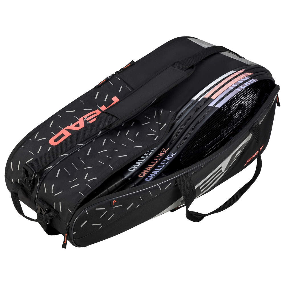 Head Team Racquet Bag L Black / Ceramic Black || Gray | SQUASH \ Bags ...
