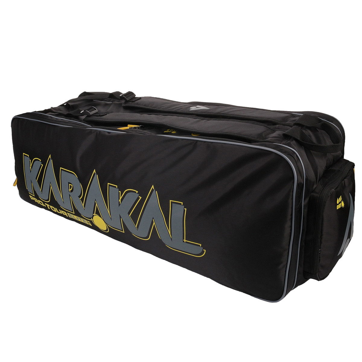 Karakal Pro Tour Elite 2.1 Racketbag 12R Yellow Black || Yellow ...