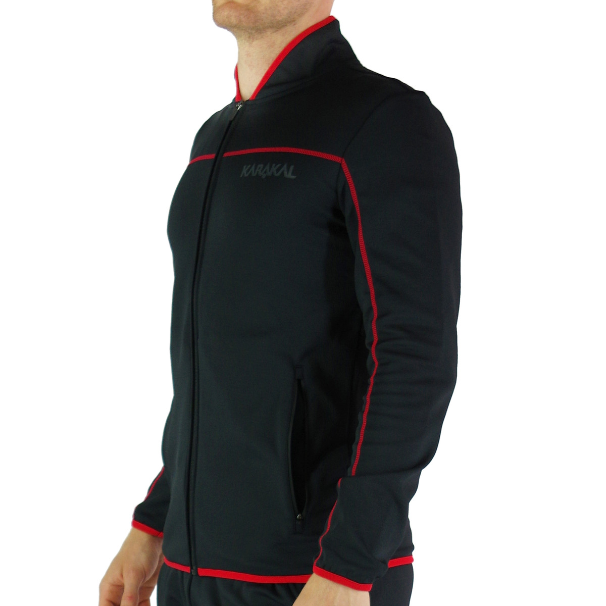 Karakal Pro Tour Jacket Black / Graphite / Red | CLOTHES \ UNISEX ...