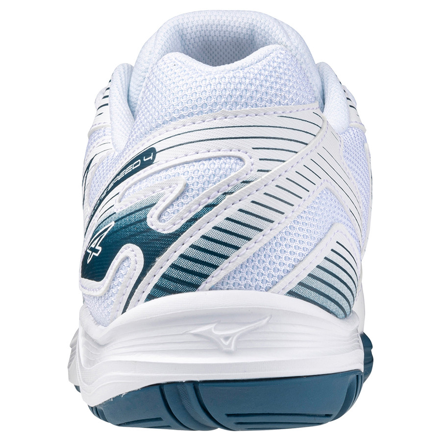 Mizuno Cyclone Speed 4 White / Blue White || Maritime | SQUASH \ Shoes ...