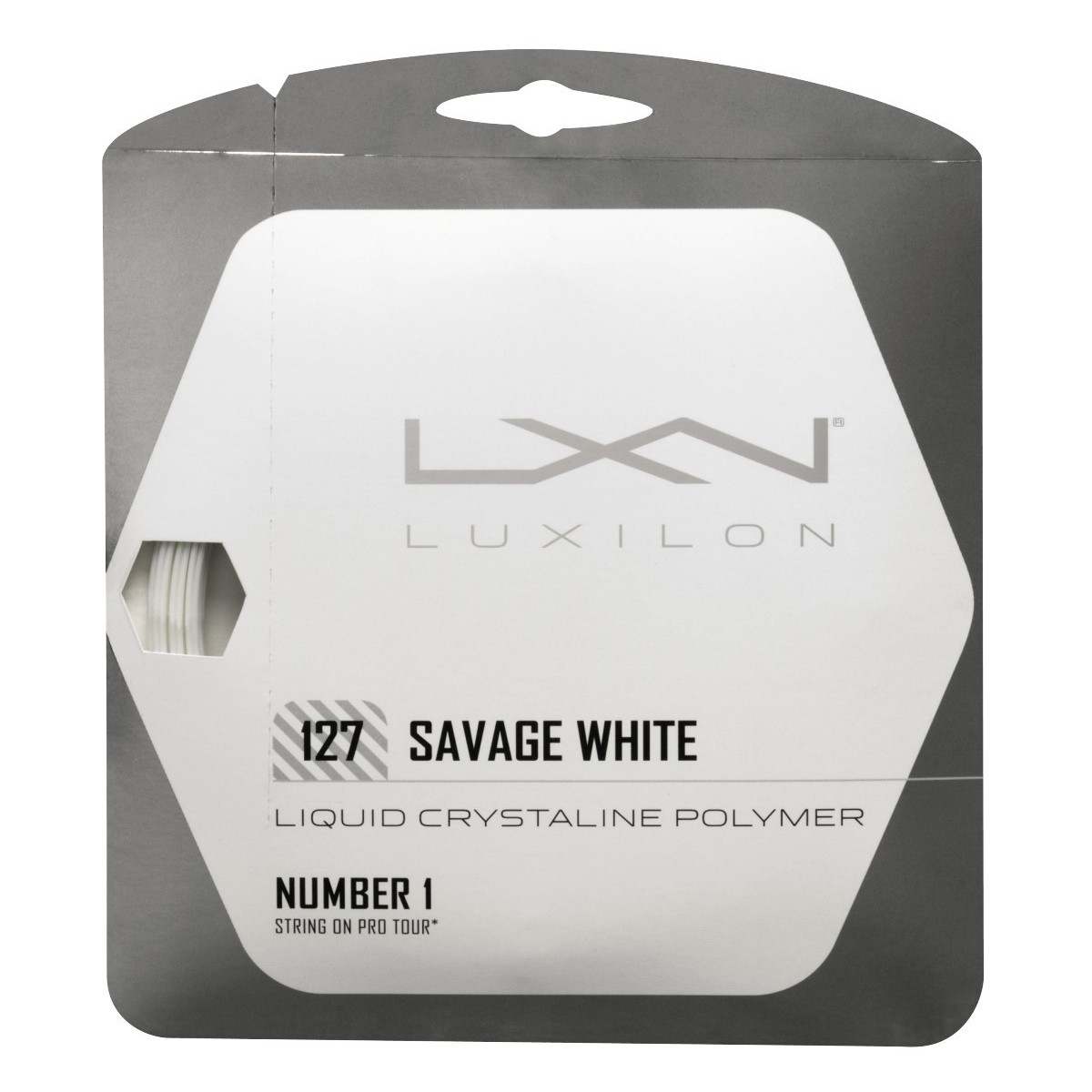 Naciąg tenis LUXILON Savage 1,27 (12,2 m) White White | TENNIS ...