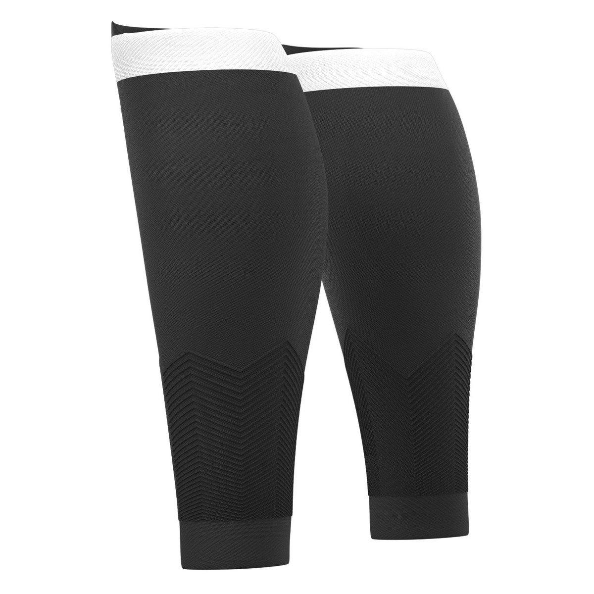 Opaski na łydki Compressport R2v2 Calf Sleeves Black Black || White ...
