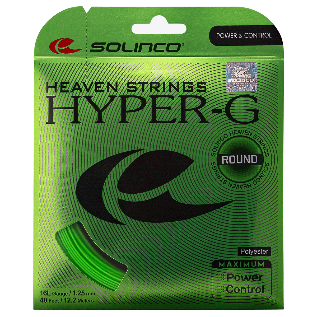 Tennis string Solinco Hyper-G Round 1,25 mm Green 1,25 mm | TENNIS ...