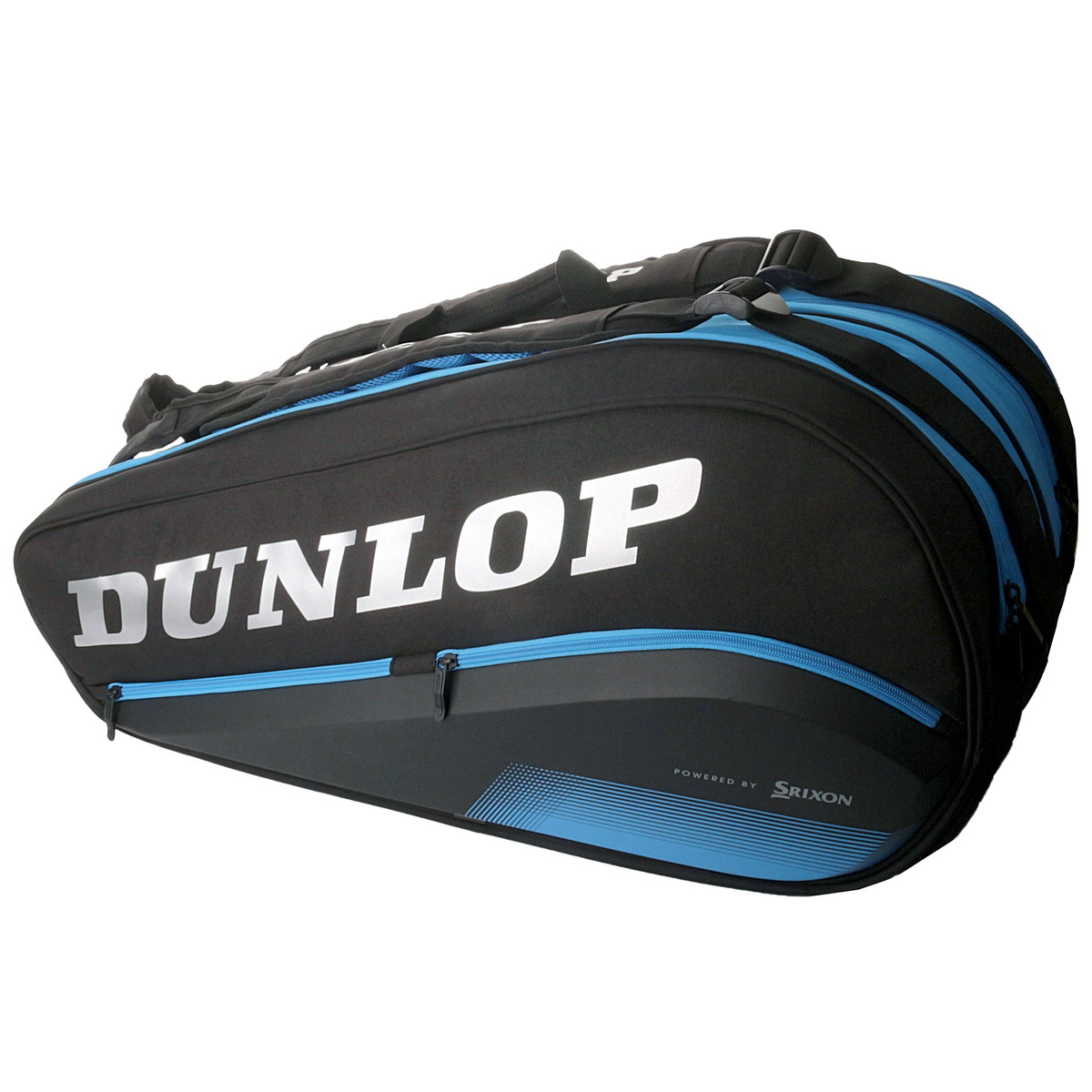 Torba Dunlop Performance 8 Racket Bag Black / Blue Black || Blue ...