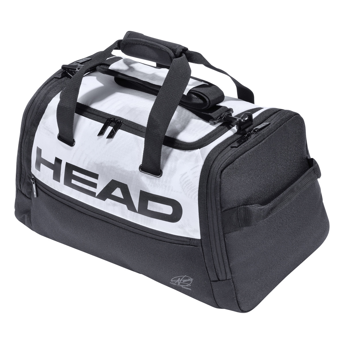 Torba Head Duffle Bag Black / White | SQUASH \ Bags \ Head BADMINTON ...