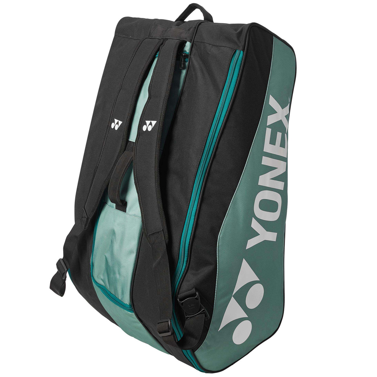 Yonex 1223 Club Racket Bag 12R Black / Moss Green | SQUASH \ Bags ...