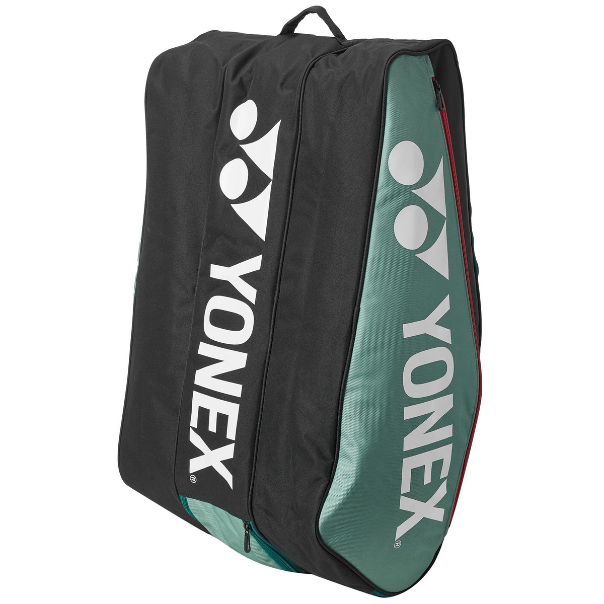 Yonex 1223 Club Racket Bag 12R Black / Moss Green | SQUASH \ Bags ...