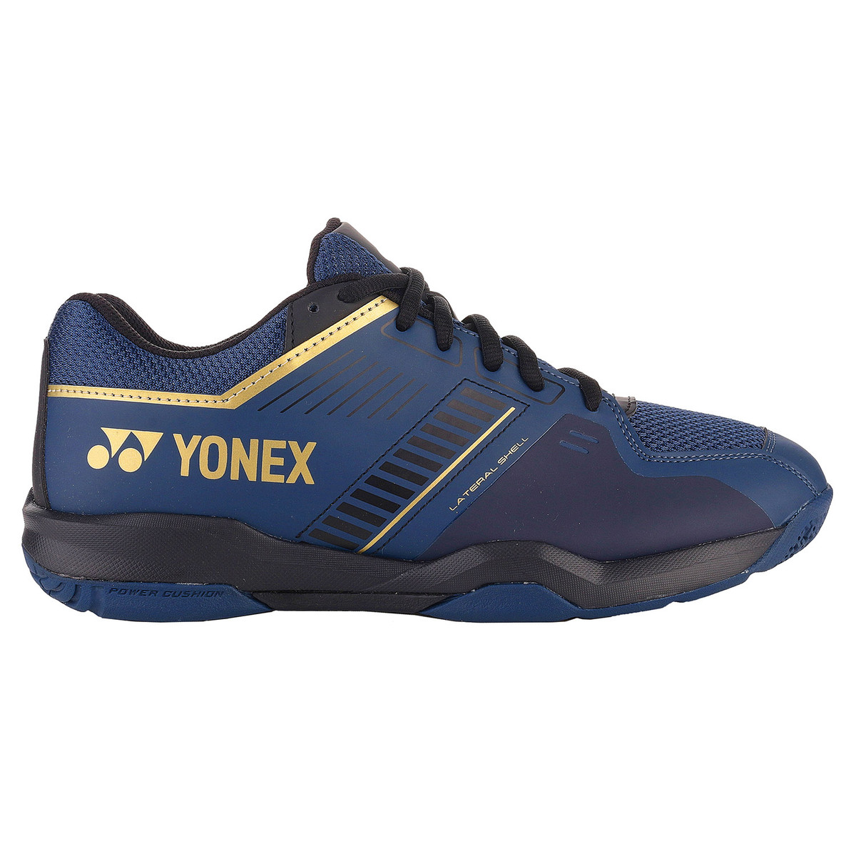 Yonex Power Cushion Strider Flow Wide Navy / Gold | SQUASH \ Shoes ...