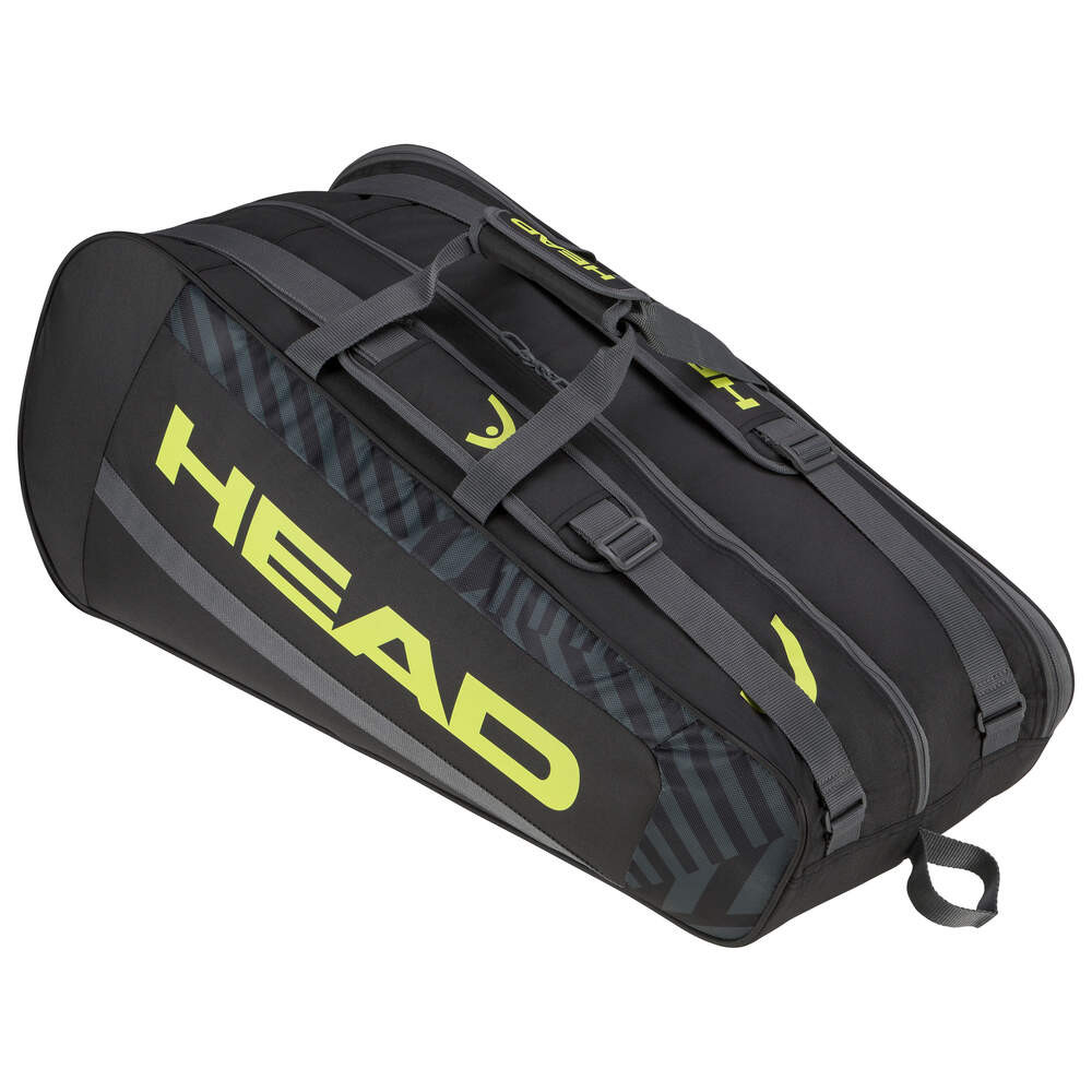 Torba Head Base Racquet Bag M BKNY Black || Yellow | SQUASH \ Taschen ...