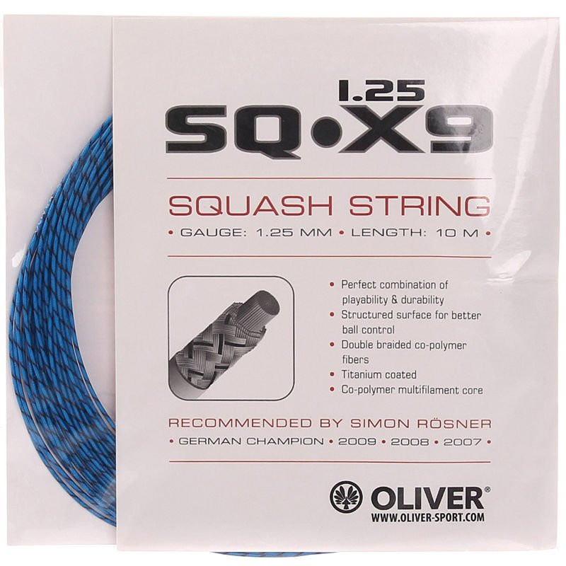 Oliver SQ X9 1,25 10 m | SQUASH \ Strings \ Sets | Rakiety do squasha ...
