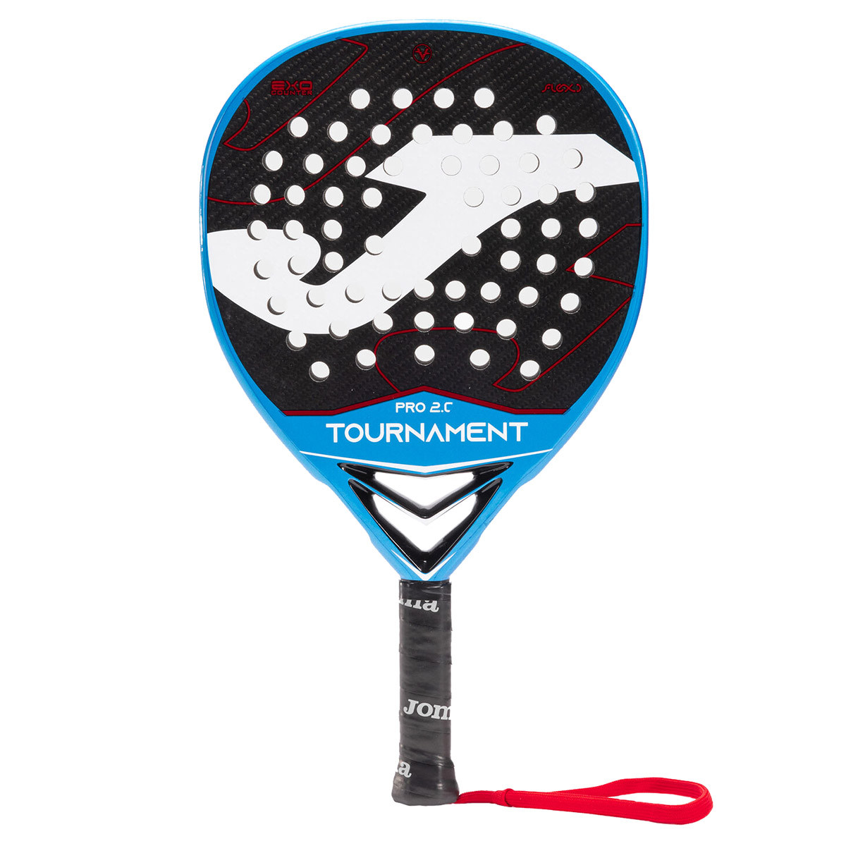 Joma Tournament Pro Paddle Racket Blue / Red | Padel \ Racquets \ Joma ...