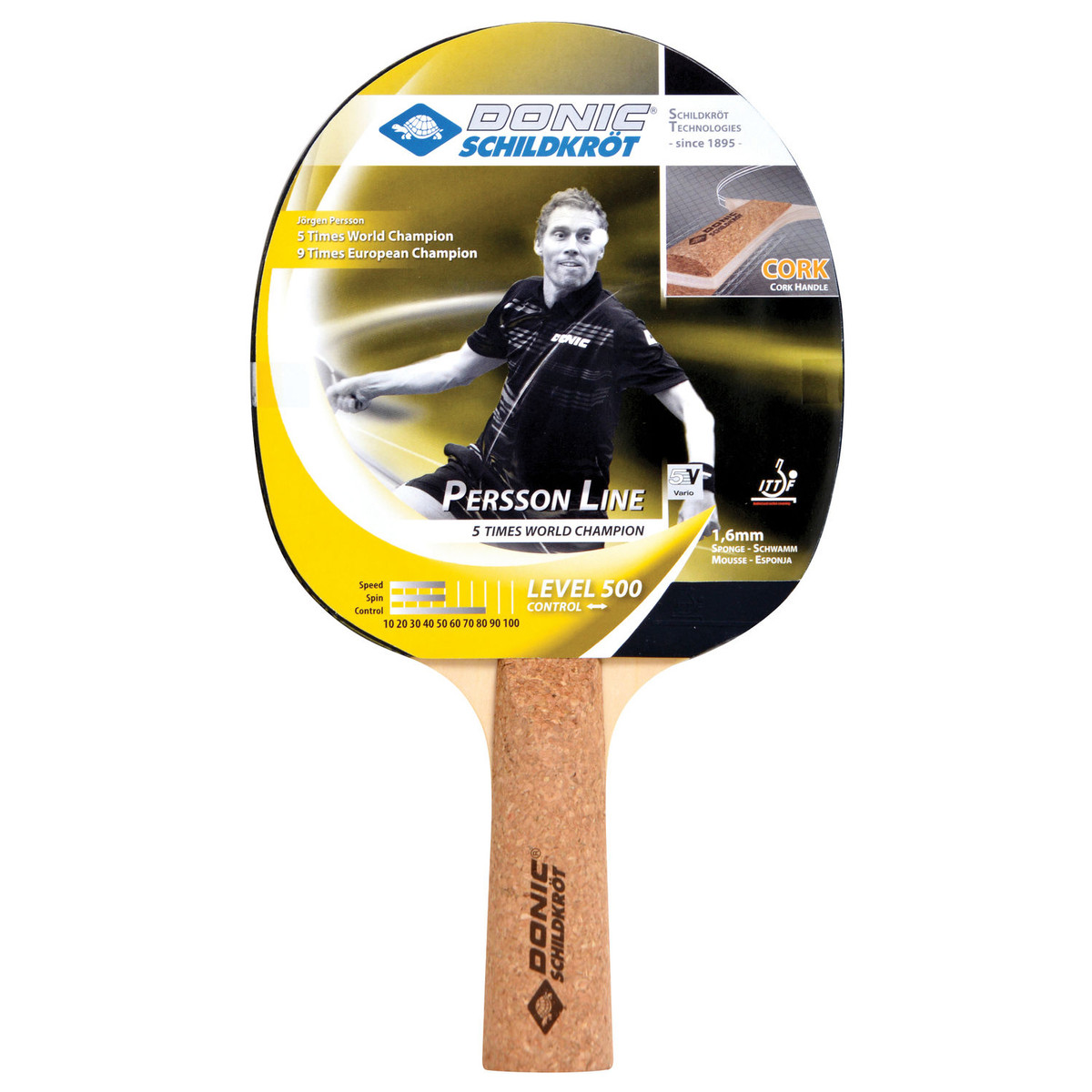 Rakieta Donic-Schildkrot Persson 500 | E-max up to -90% SPORTS \ Table Tennis \ Racquets ...