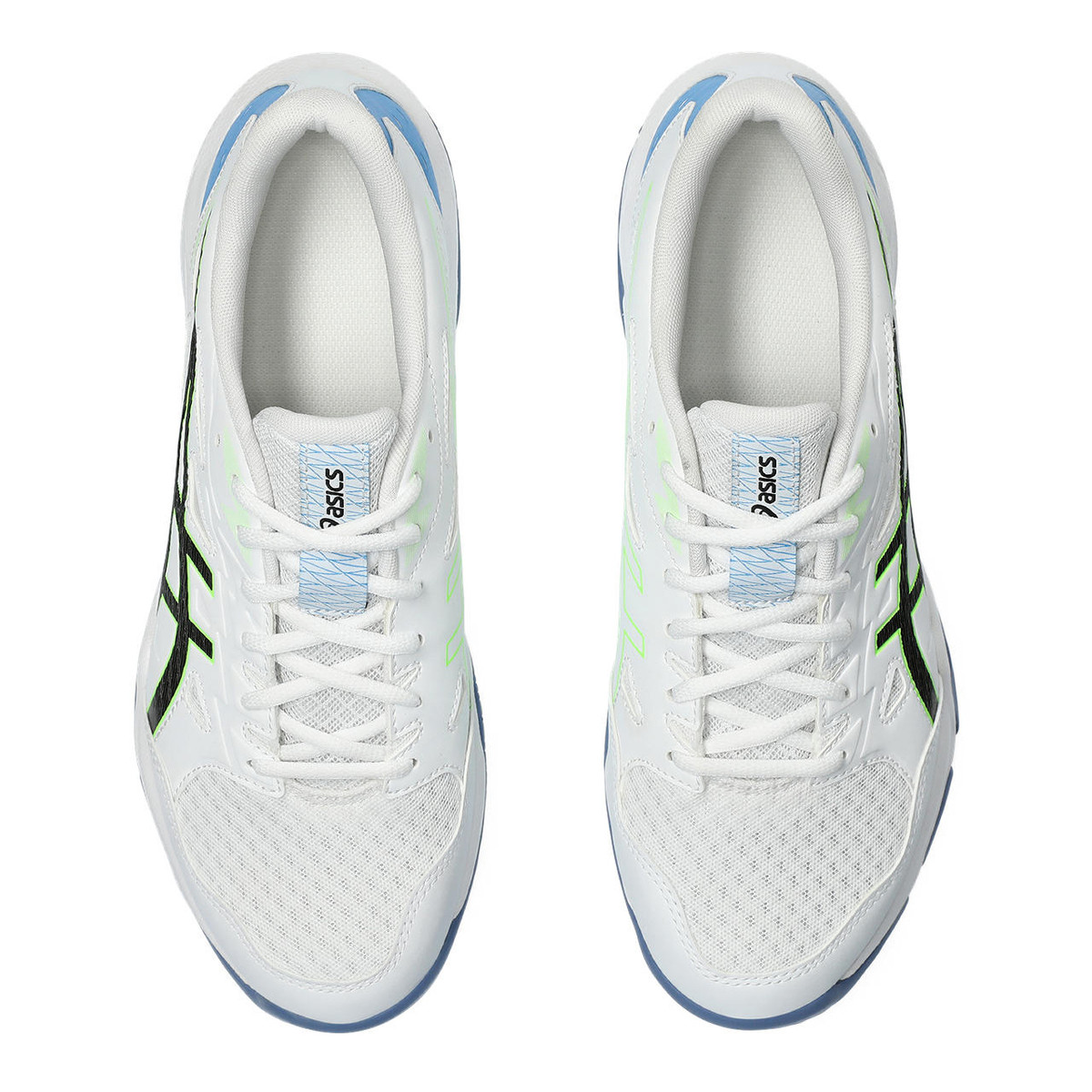 Buty Asics Gel-Rocket 11 White / Blue Biały || Niebieski || Zielony | SQUASH \ Buty \ Asics ...