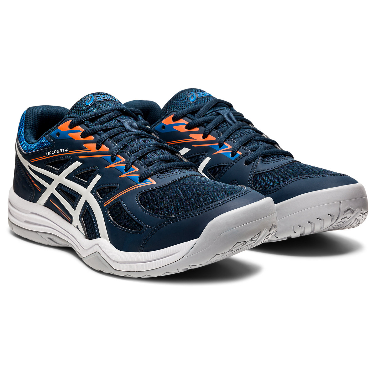 Buty Asics Upcourt 4 Blue / White Niebieski || Biały | SQUASH \ Buty \ Asics BADMINTON \ Buty ...