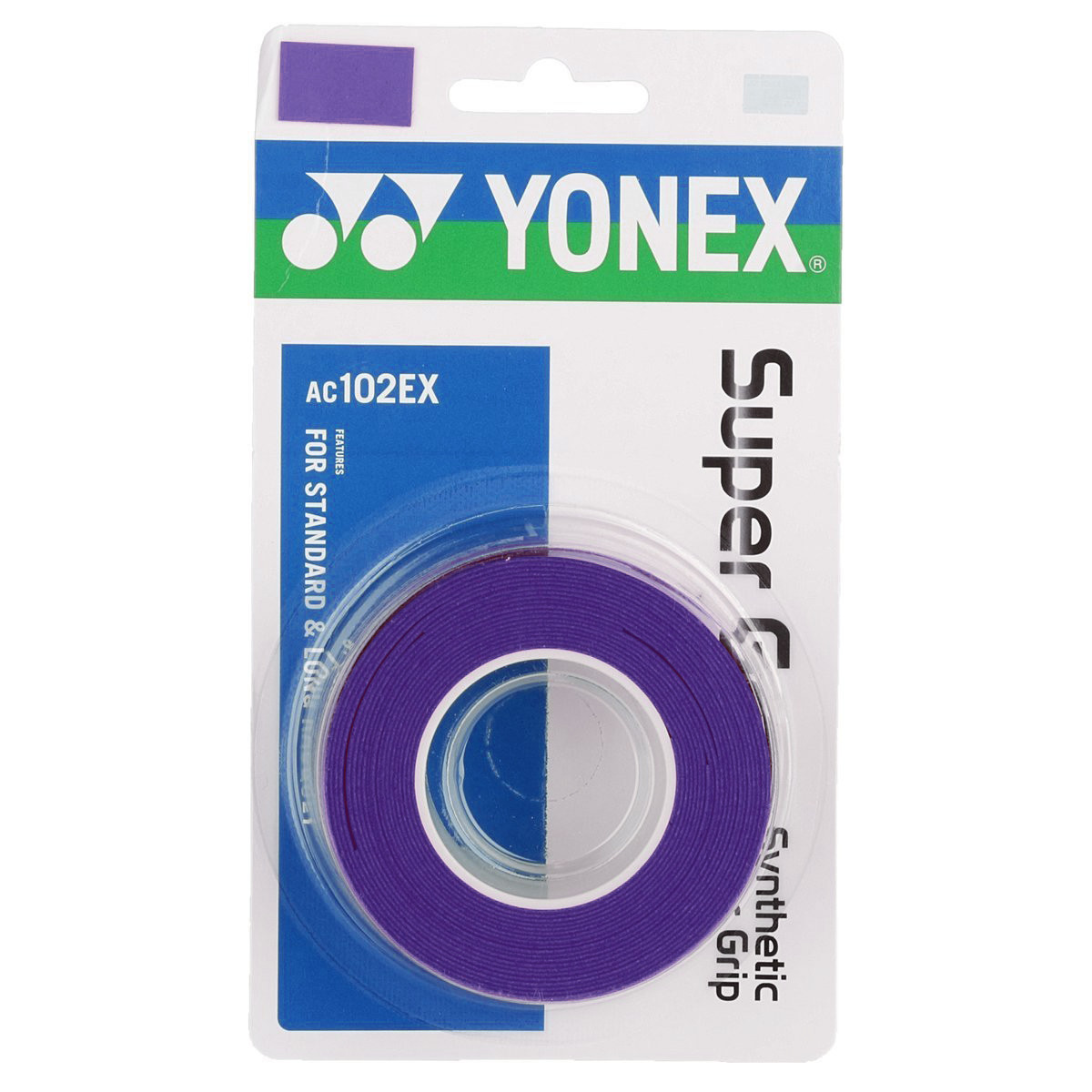 Owijka Yonex Super Grap AC102EX 3Pack Violet Fioletowy | SQUASH ...