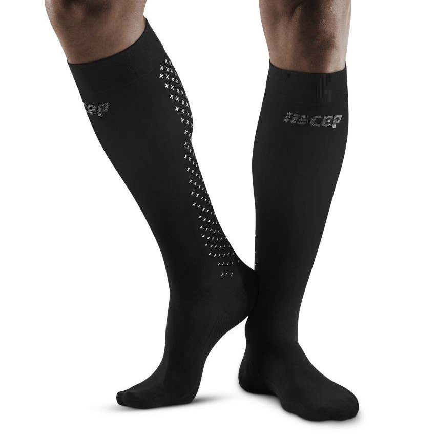 Skarpety CEP Recovery Pro Compression Socks Men Black | TENIS ...