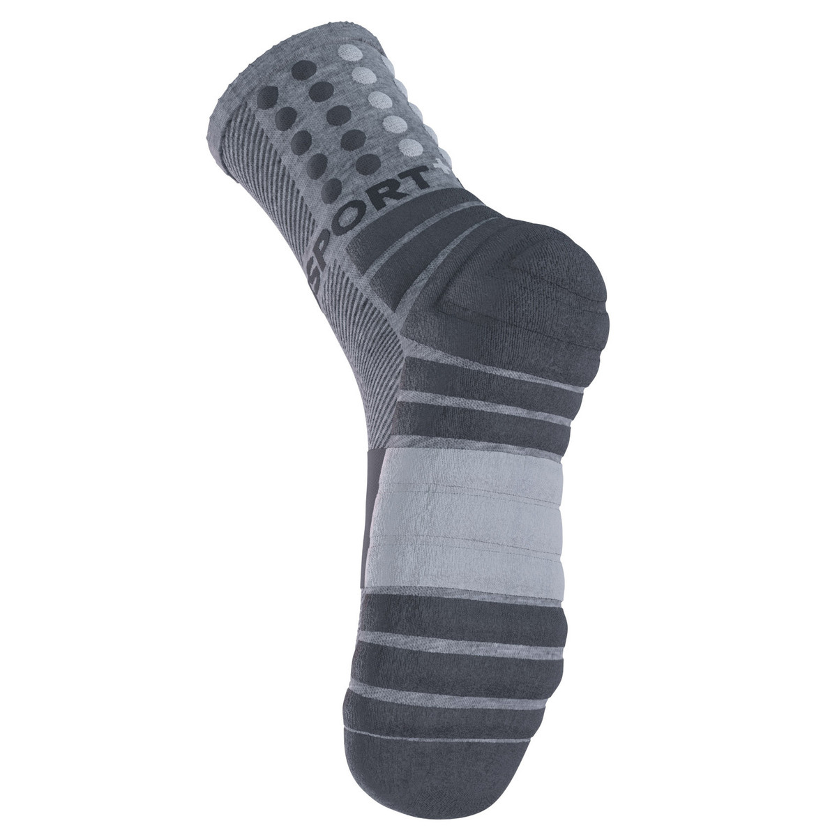Skarpety Compressport Shock Absorb Socks Grey Melange Szary | AKCESORIA ...