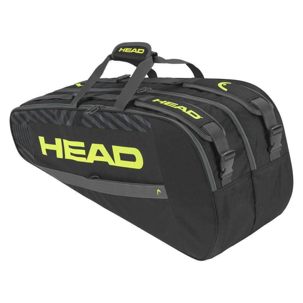 Torba Head Base Racquet Bag M BKNY Czarny || Żółty | SQUASH \ TORBY ...